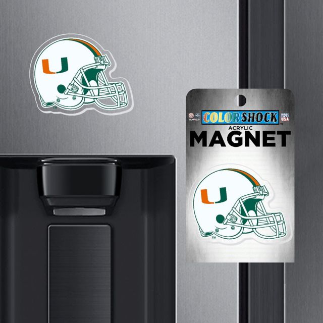 University of Miami 7 in Helmet Magnet – allCanes