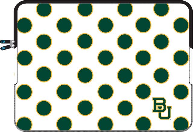Baylor University Logo Neoprene Laptop Sleeve 13''- Polka Dot – allCanes